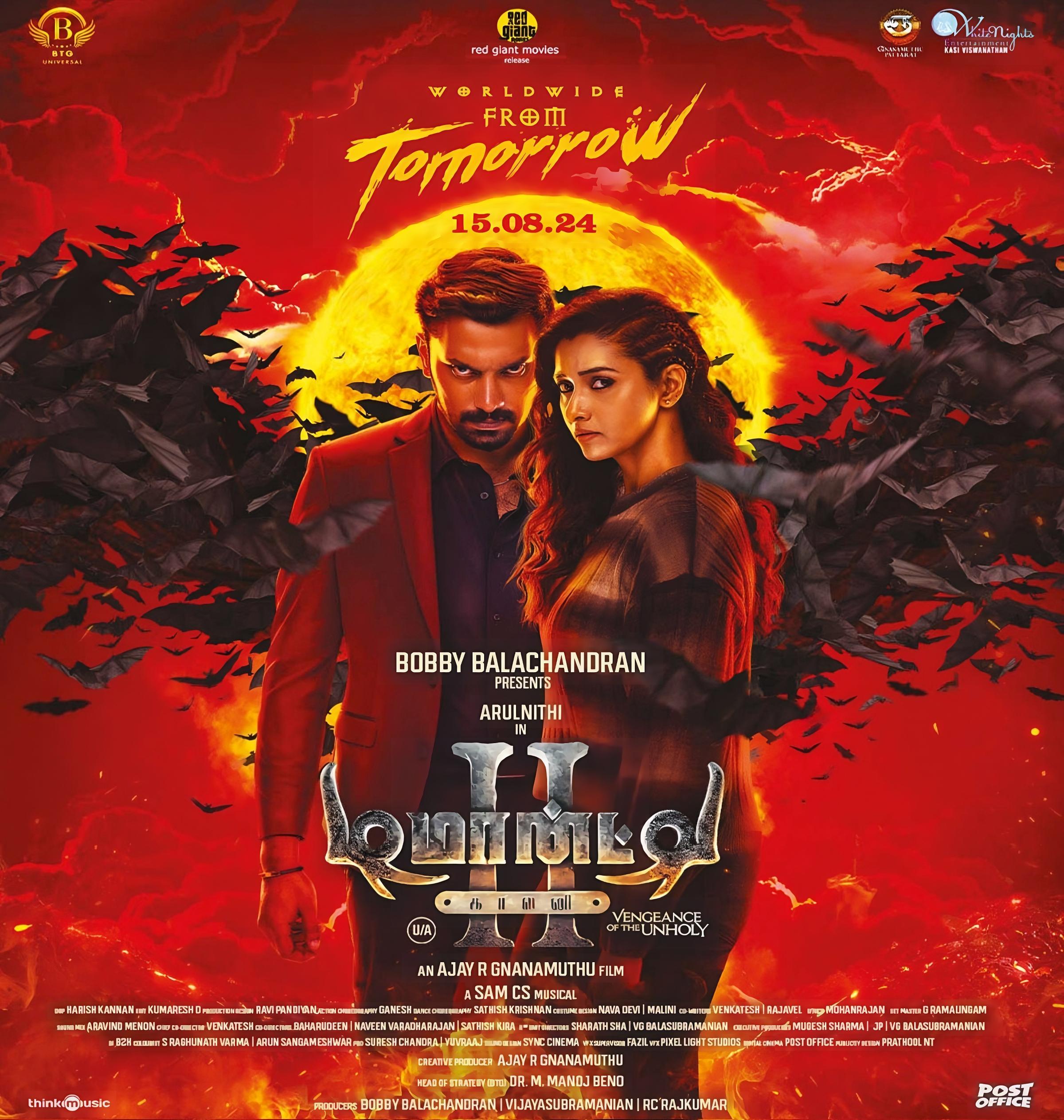Demonte Colony 2: Premiere show reviews in praise of Arulnithi's horror thriller Tamil Movie ...